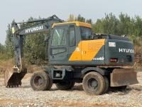 China Used Digger HYUNDAI  150W-VS Hydraulic Crawler Used Wheel  Excavators for sale