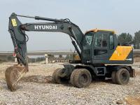 China Used Digger HYUNDAI  150W-VS Hydraulic Crawler Used Wheel  Excavators for sale