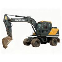 China Used Digger HYUNDAI  150W-VS Hydraulic Crawler Used Wheel  Excavators for sale