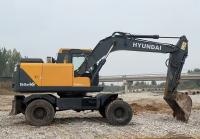 China Used Digger HYUNDAI  150W-VS Hydraulic Crawler Used Wheel  Excavators for sale