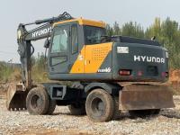 China Used Digger HYUNDAI  150W-VS Hydraulic Crawler Used Wheel  Excavators for sale