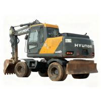 China Used Digger HYUNDAI  150W-VS Hydraulic Crawler Used Wheel  Excavators for sale