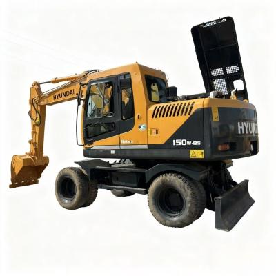 China Used Digger HYUNDAI  150W-9s Hydraulic Crawler Used Excavators for sale