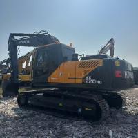 China Construction Machinery 22 Tons Used Excavator  HYUNDAI 220HD Crawler Excavator Original China for sale