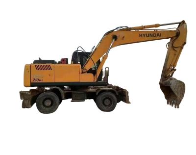China Used Hyundai  210 wheel excavator for sale