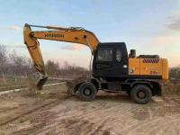 China Used Hyundai  210 wheel excavator for sale