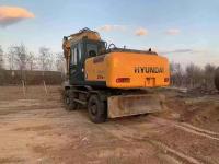 China Used Hyundai  210 wheel excavator for sale