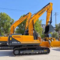 China HYUNDAI 220 Used Excavator in Stock Machine Equipment for Sale for sale