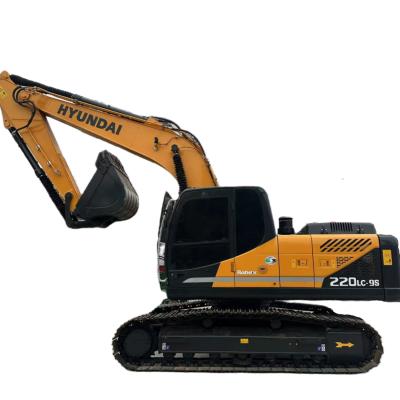 China Used Crawler Excavator HYUNDAI 220 Used Excavator Equipment Good Condition for sale
