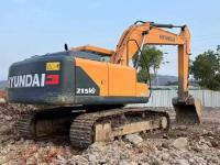 China Used Excavator HYUNDAI 215VS Used Digger  Old excavator sell for sale