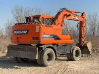 China Dosan DH150W-7 wheel excavator for sale