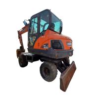 China Used Doosan DX60 wheel  excavator for sale