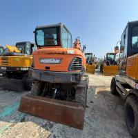 China Used Doosan DX60 wheel  excavator for sale