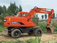 China Used Doosan DH150 wheel excavator for sale