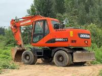 China Used Digger Doosan DH150W-7 Hydraulic Wheel Used Excavator for sale