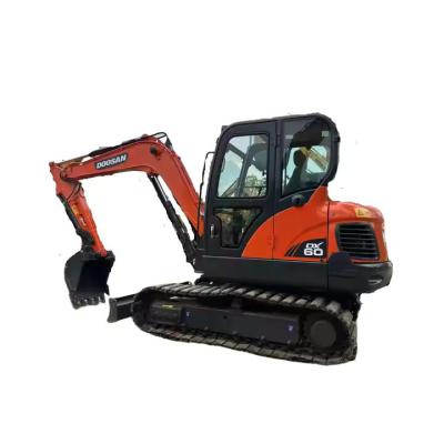 China DOOSAN DX60 6 Ton Used Excavators High Quality Pre-Owned Construction Equipment Second Hand for sale