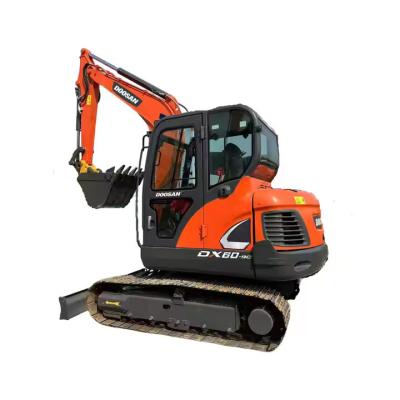 China DOOSAN DX60 6 Ton Used Excavators High Quality Pre-Owned Construction Equipment Second Hand for sale
