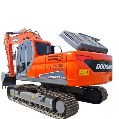 China DOOSAN Secondhand Excavator DX225 Used Excavator Used Crawler Excavators Digger for sale