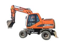 China Second hand Doosan DH150W-7 wheel excavator for sale