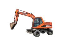 China Second hand Doosan DH150W-7 wheel excavator for sale