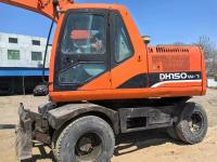 China Second hand Doosan DH150W-7 wheel excavator for sale