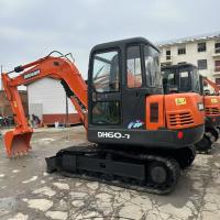 China Used Doosan DH60-7 Small Crawler Excavator with Yanmar Engine Hydraulic Components 2023 Model for sale
