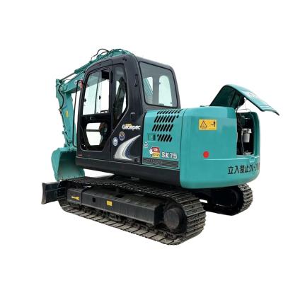China Used Digger KOBELCO SK75  Hydraulic Crawler Used Excavators for sale