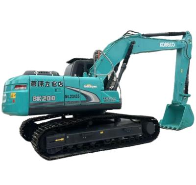 China Hot Selling Used KOBELCO SK200-8 Diesel Engine Hydraulic Crawler Excavator with Kawasaki Components High Demand Crawler Digger for sale