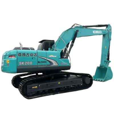 China Hot Selling Used Kobelco SK200-8 Hydraulic Crawler Excavator 2024 Model Diesel Engine 20 Ton Bearing & PLC for sale