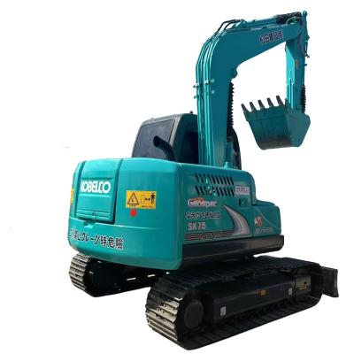 China Hot Selling Used Digger KOBELCO SK75 Hydraulic Crawler Used Excavators for sale