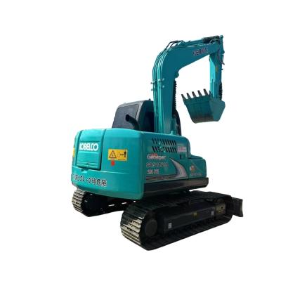 China Hot Selling Used Digger KOBELCO SK75  Hydraulic  Crawlerl Used Excavators for sale
