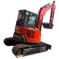 China Used Excavator 5Tons YANMAR Vic 55 Large Construction Machines Secondhand Excavator Used Digger for sale