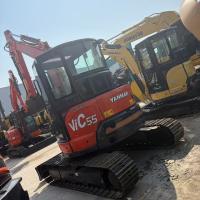 China Used Excavator 5Tons YANMAR Vic 55 Large Construction Machines Secondhand Excavator Used Digger for sale