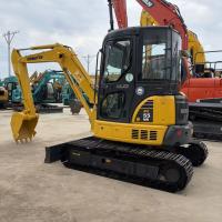 China Used Excavator 6 Tons KOMATSU PC55MR Large Construction Machines Secondhand Excavator Used Digger for sale