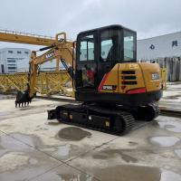 China Used Excavator 6 Tons SANY SY55C Large Construction Machines Secondhand Excavator Used Digger for sale
