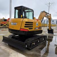 China Used Excavator 6 Tons SANY SY60C Large Construction Machines Secondhand Excavator Used Digger for sale