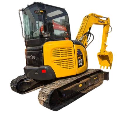 China Used Excavator 6 Tons KOMATSU PC55MR Large Construction Machines Secondhand Excavator Used Digger for sale