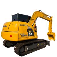 China Used Excavator 7 Tons KOMATSU PC70-8 Large Construction Machines Secondhand Excavator Used Digger for sale