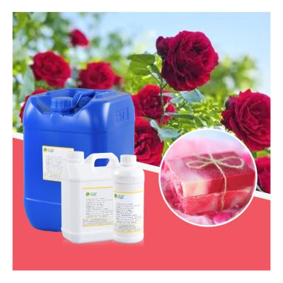 China Rose Fragrance Oil For Soap Making High Purity Rose Scented Oil For Soaps for sale