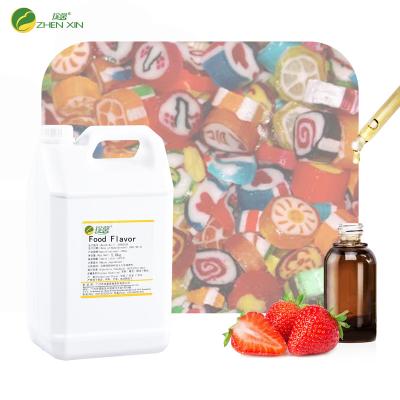 China Top Bulk Designer Pure Fruit Strawberry Flavor For Candy & Beverage With Free Sample for sale