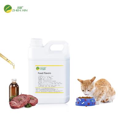 China Long Lasting Liquid Oil Pet Food Flavor Food Grade ISO Beef Flavor for sale