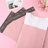 China Printed Pink Waterproof Mailing Bags For Book Cloth Courier Shipping Packing for sale