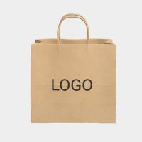 China Kraft Paper Takeaway Tote Bag Baking Pastry Milk Tea Shopping Gift Paper Bag for sale