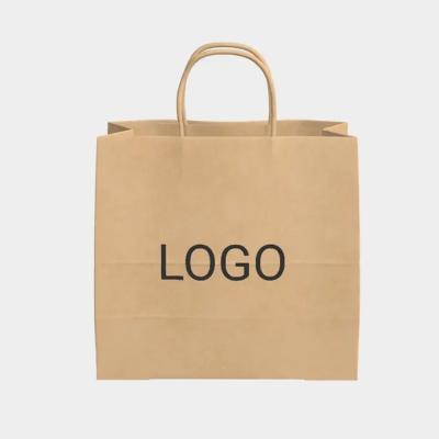China Kraft Paper Takeaway Tote Bag Baking Pastry Milk Tea Shopping Gift Paper Bag for sale
