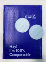 China Shock Strength 2.8 Bubble Wrapped Mailing Bags In Blue Color For Safe Delivery Services for sale