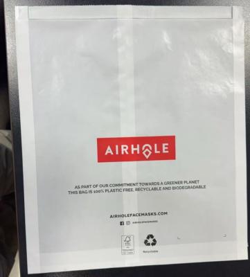 China 100% Biodegradable Side Gusset Custom Paper Bags With Logo For Clothing for sale