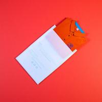 China High Texture Semi Transparent Waxed Paper Bag 100% Biodegradable For Eco Friendly Packaging for sale