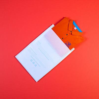 China High Texture Semi Transparent Waxed Paper Bag 100% Biodegradable For Eco Friendly Packaging for sale