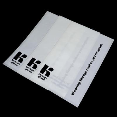 China Custom 100% Transparent Cellophane Bags With High Texture And 35 Or 50gsm Thickness For Garment Packaging for sale