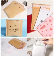 China 60-180gsm Kraft Thinckness Kraft Bubble Mailers with Self-sealing Closure 3-4mm Thickness for sale